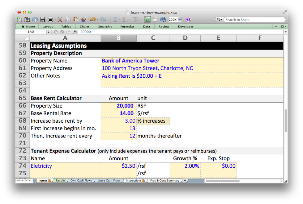 Lease vs Own Analysis Template | LeaseMatrix